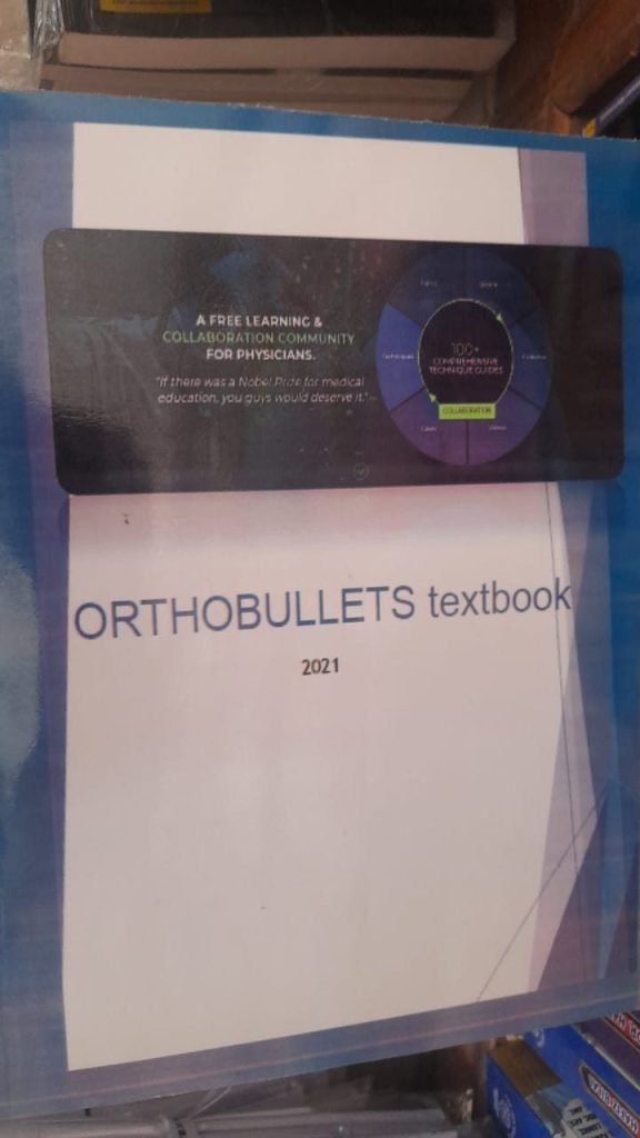 Orthobullets textbook 2021 Edition - Books Delivery Pk Online Book Shop